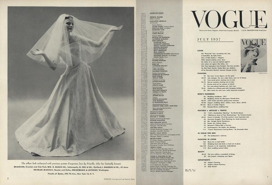 Cover Look | Vogue | JULY 1957