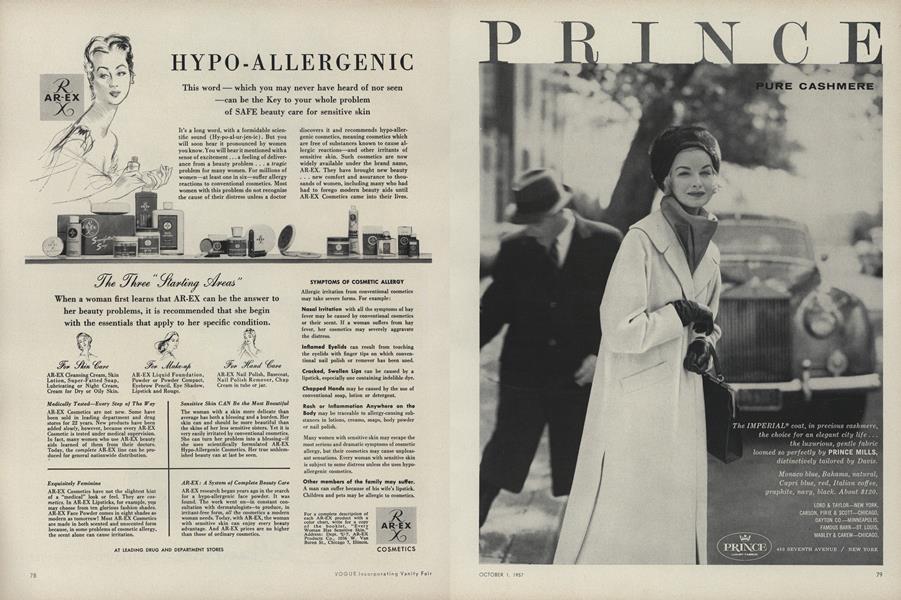 Ar-Ex Products Co. | Vogue | OCTOBER 1, 1957