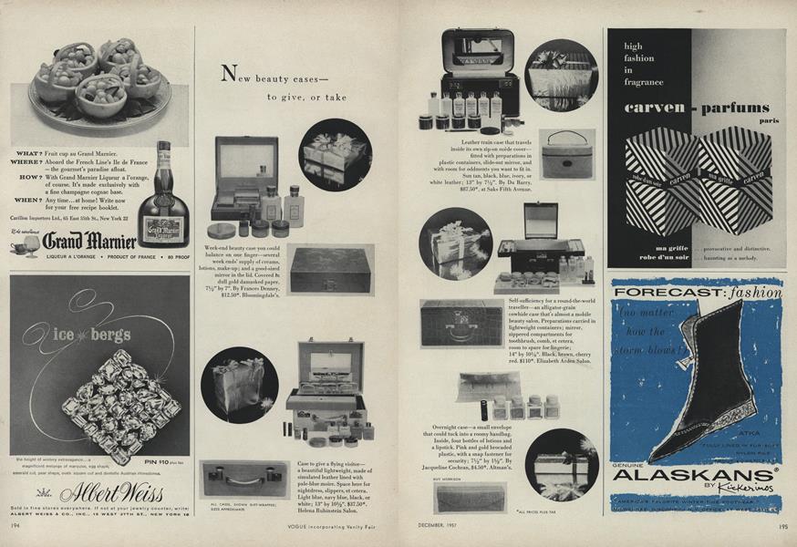 Albert Weiss | Vogue | DECEMBER 1957