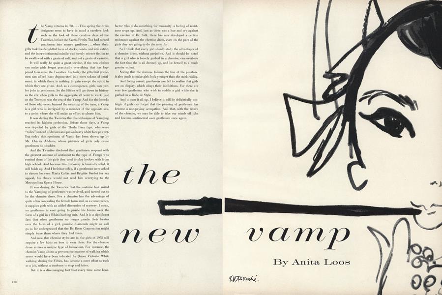 The New Vamp | Vogue | MARCH 1, 1958