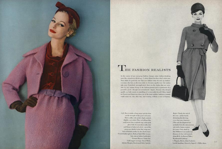 The Fashion Realists | Vogue | NOVEMBER 1, 1958