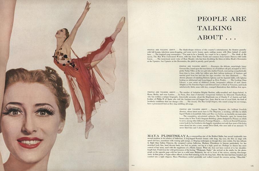 People Are Talking About | Vogue | NOVEMBER 1, 1959