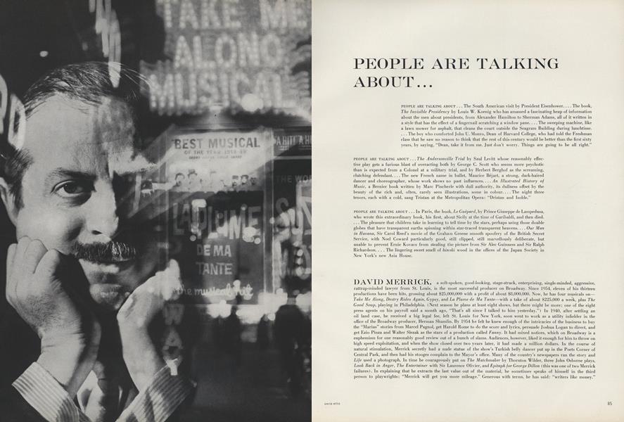 The South American Visit by President Eisenhower; The Invisible ...