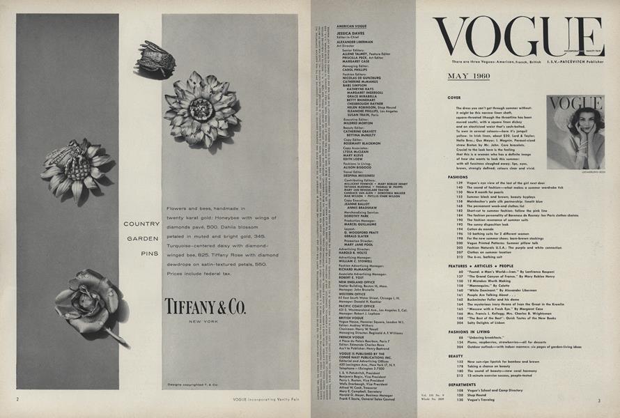 Cover Look | Vogue | MAY 1960