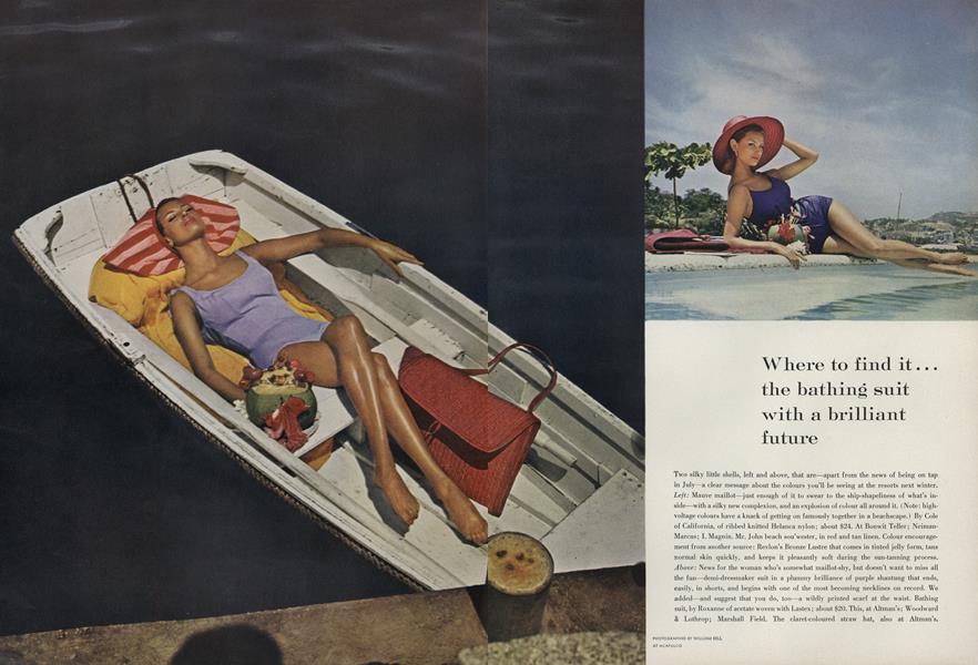 Where to Find It...the Bathing Suit with a Brilliant Future | Vogue ...
