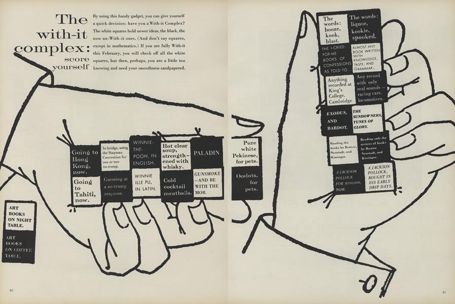 The With-it Complex: Score Yourself | Vogue | FEBRUARY 15, 1961