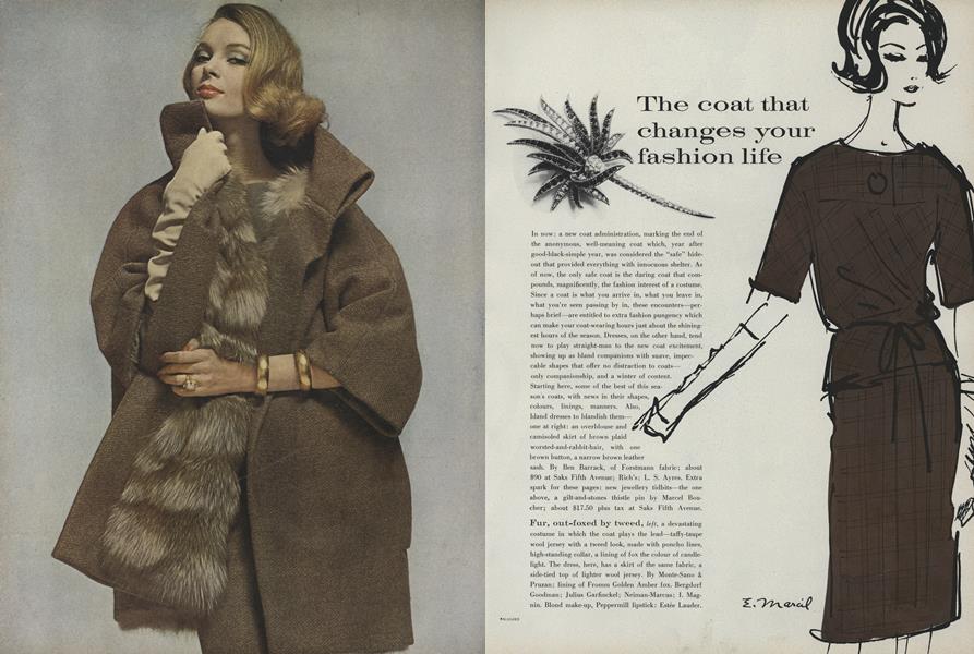 The Coat That Changes Your Fashion Life | Vogue | SEPTEMBER 15, 1961