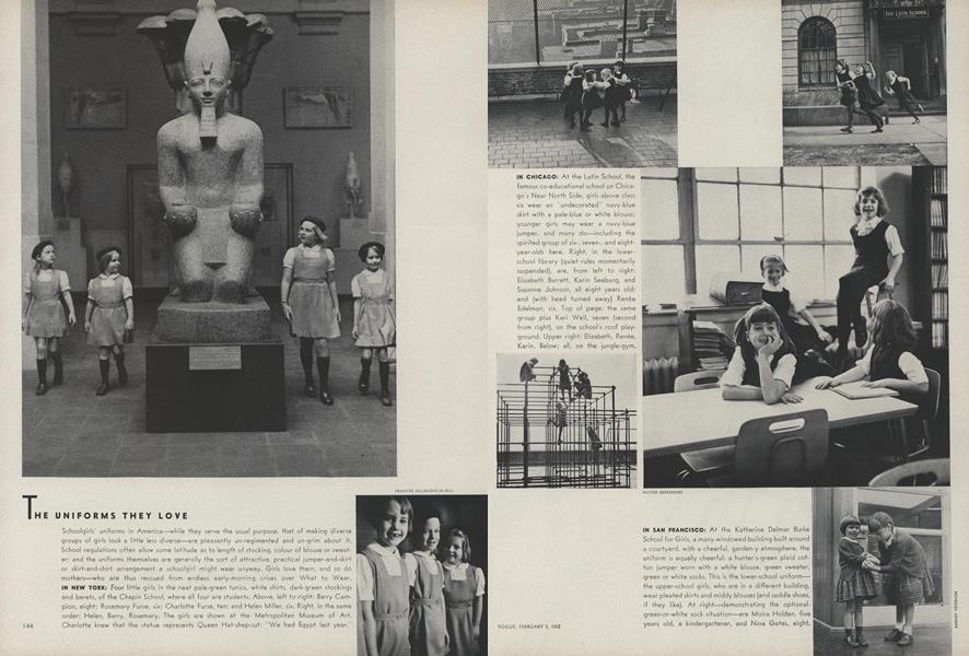 The Uniforms They Love | Vogue | FEBRUARY 1, 1962