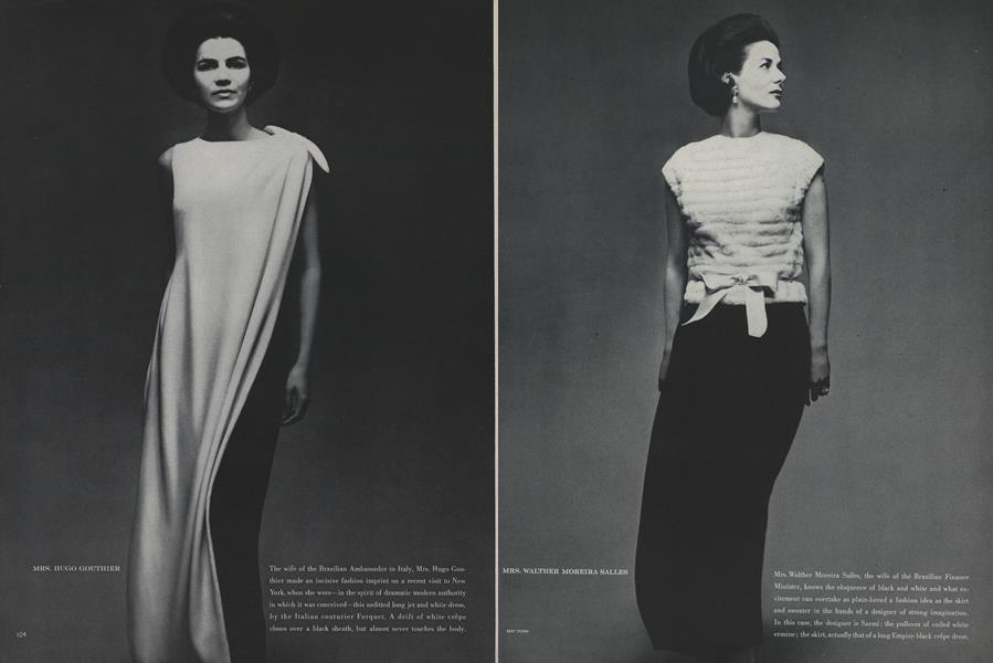 MRS. HUGO GOUTHIER | Vogue | AUGUST 1, 1962