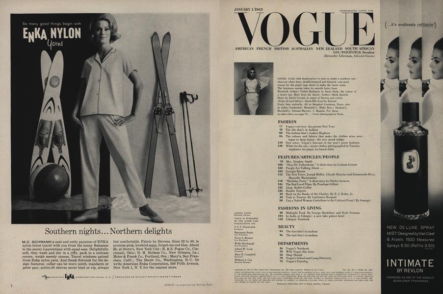 Cover Look | Vogue | JANUARY 1, 1963