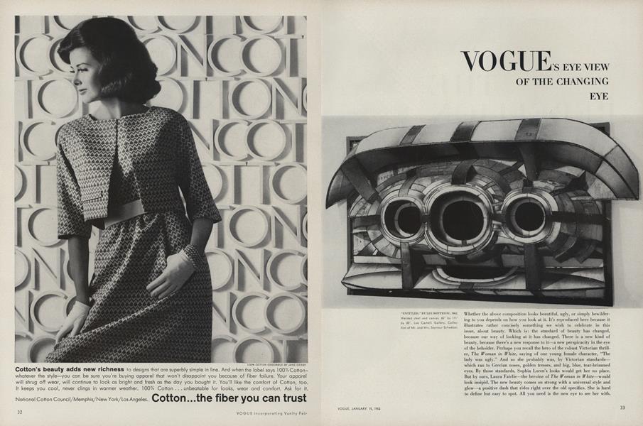 Vogue's Eye View of the Changing Eye | Vogue | JANUARY 15, 1963