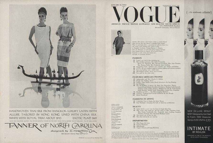 Cover Look | Vogue | JANUARY 15, 1963
