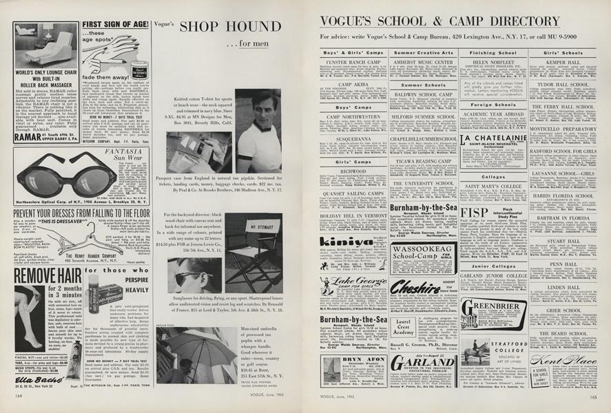 Advertisement | Vogue | JUNE 1963