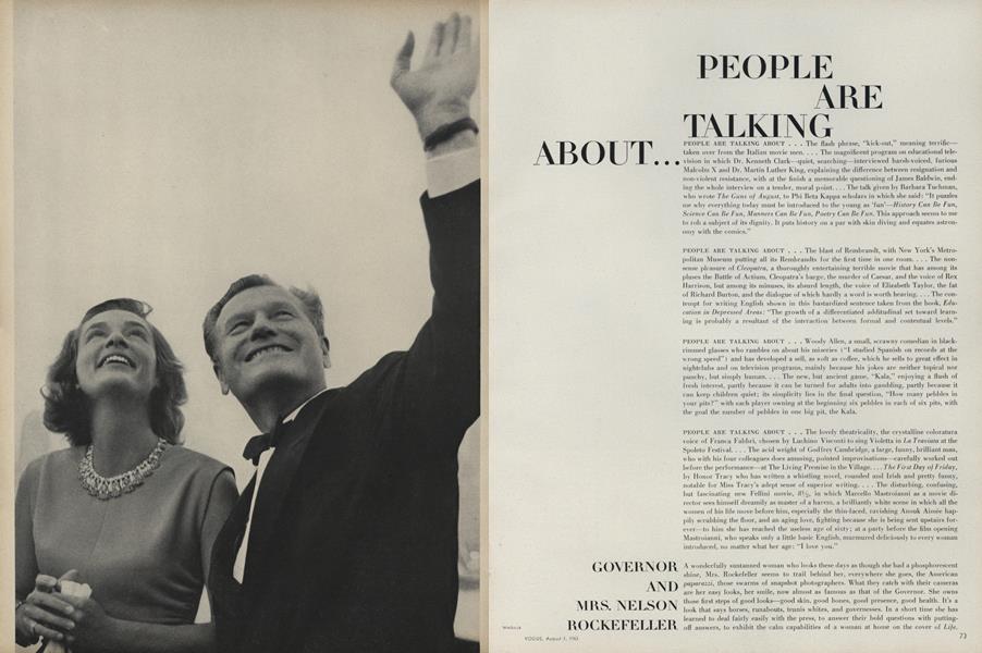 Governor and Mrs. Nelson Rockefeller | Vogue | AUGUST 1, 1963
