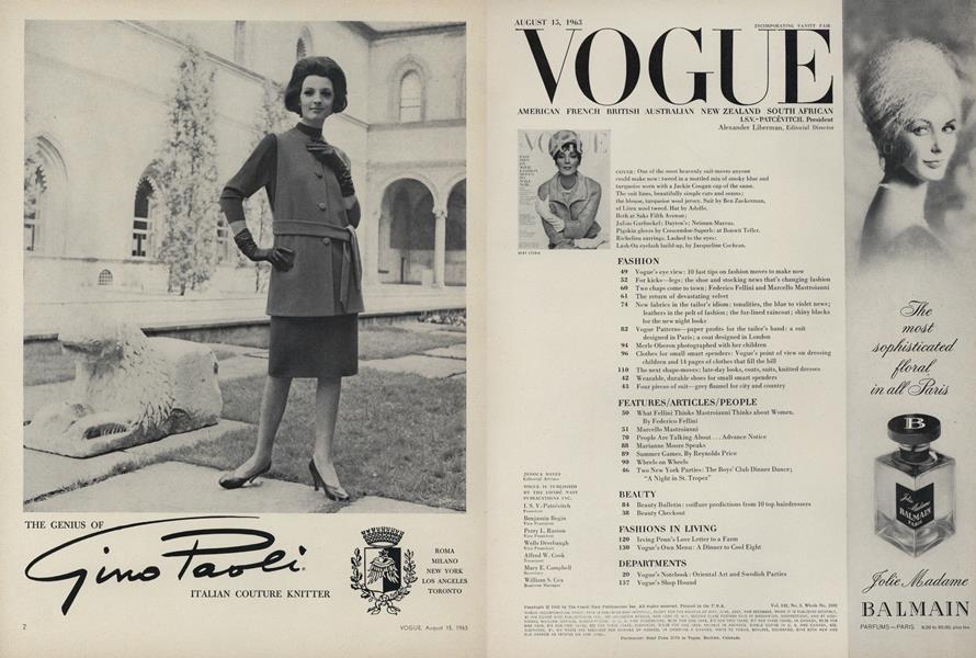 Cover Look | Vogue | AUGUST 15, 1963