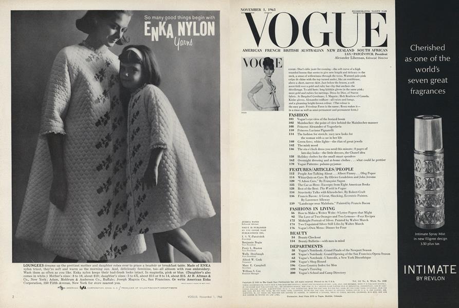 Cover Look | Vogue | NOVEMBER 1, 1963