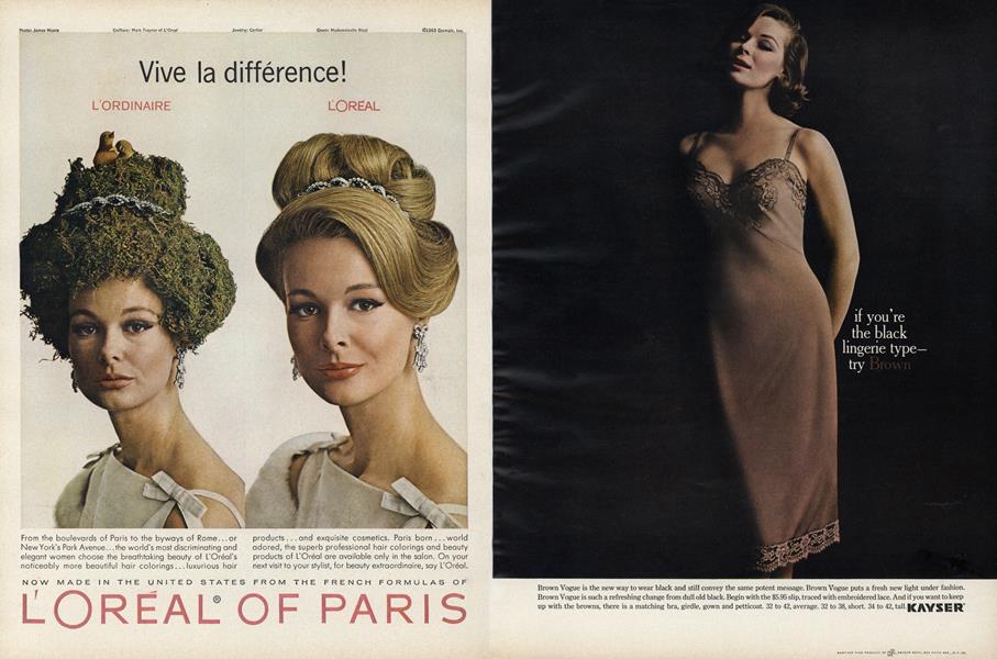 Advertisement | Vogue | NOVEMBER 1, 1963