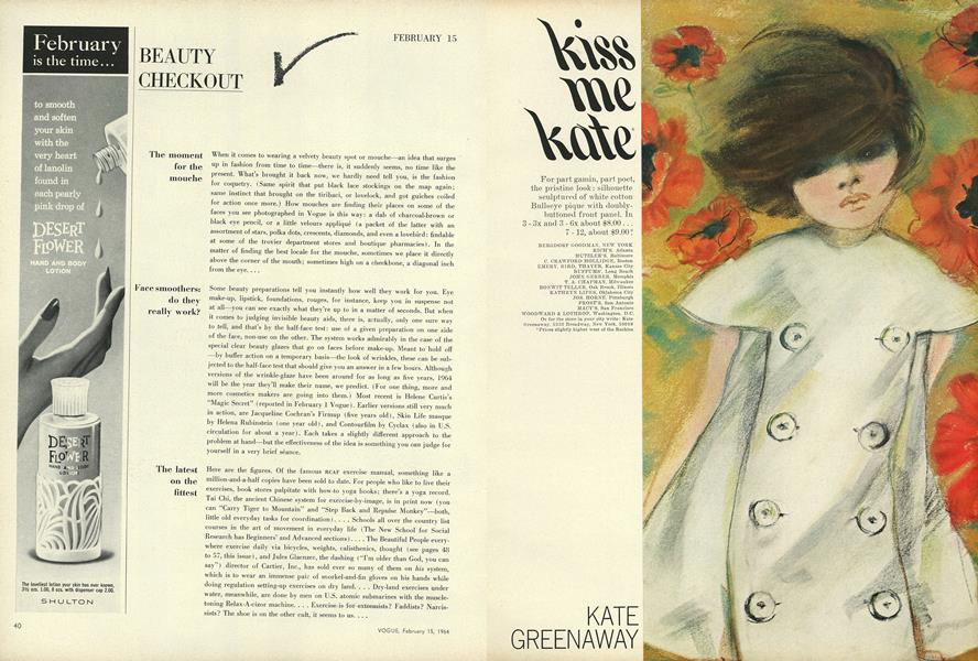 Beauty Checkout | Vogue | FEBRUARY 15, 1964