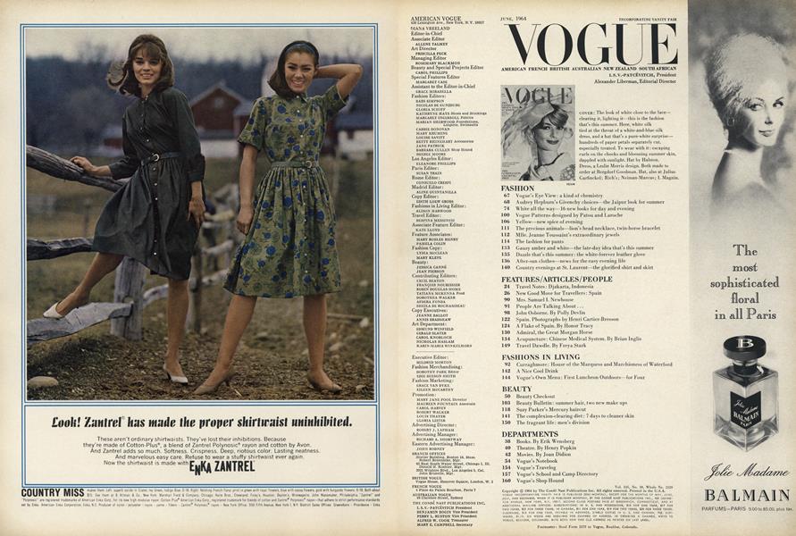 Table of Contents | Vogue | JUNE 1964