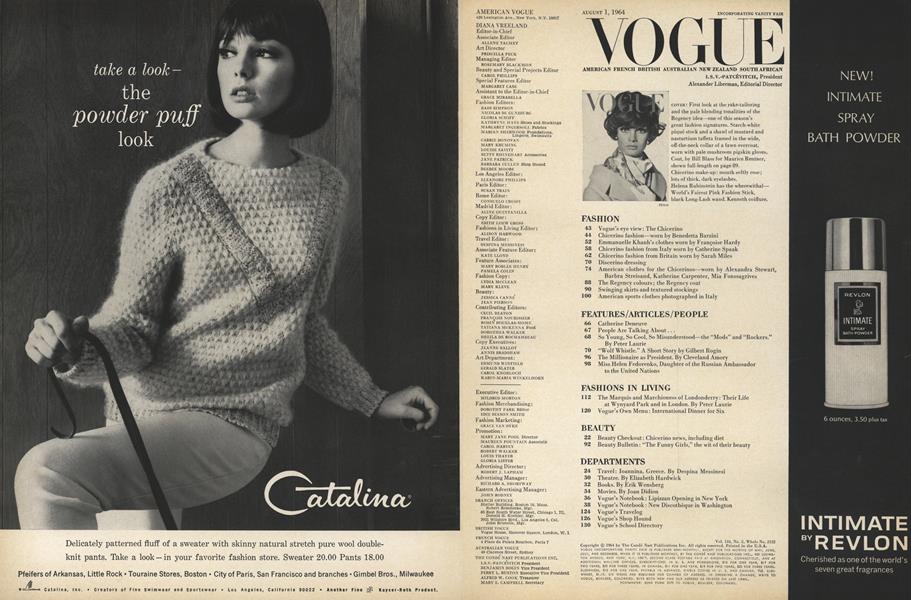 Cover Look | Vogue | AUGUST 1, 1964