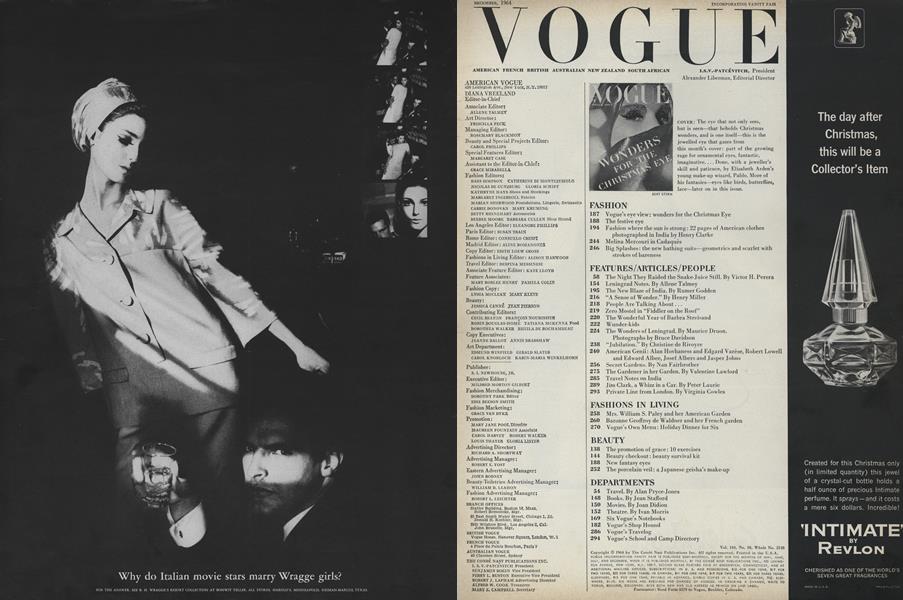 Cover Look | Vogue | DECEMBER 1964