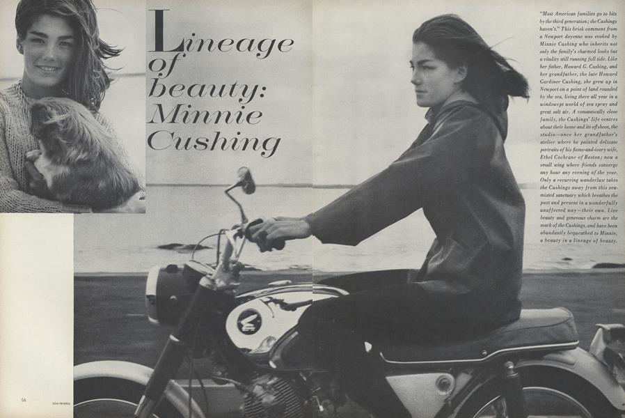 Lineage of Beauty: Minnie Cushing | Vogue | February 15, 1965