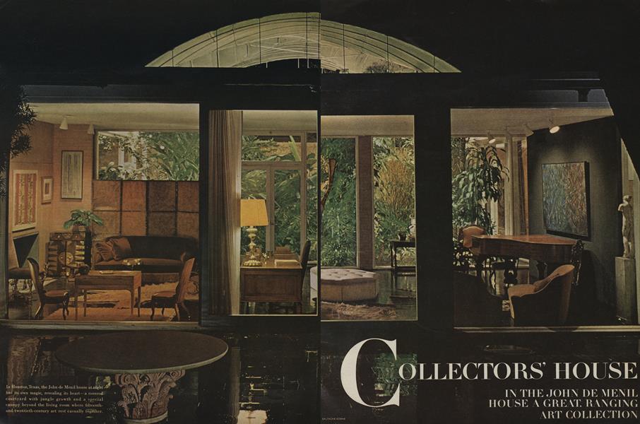 Collectors' House: the De Menils' Affair with Art | Vogue | APRIL 1, 1966