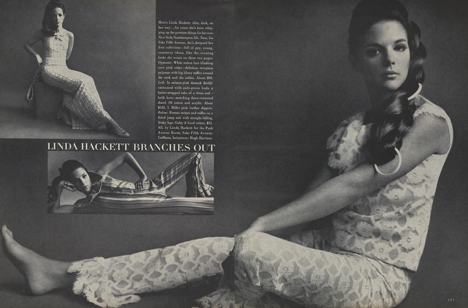 LINDA HACKETT BRANCHES OUT | Vogue | JUNE 1966