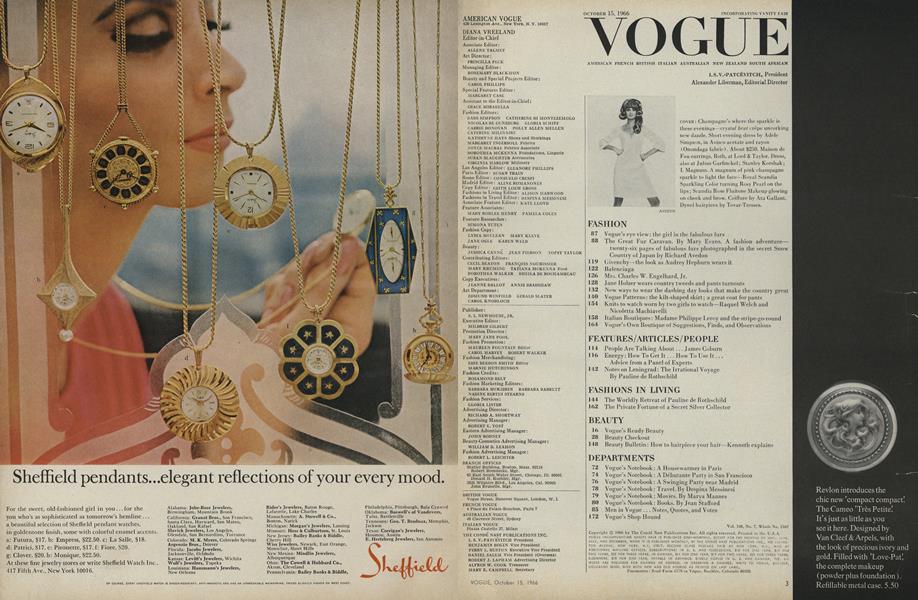 Cover Look | Vogue | OCTOBER 15, 1966