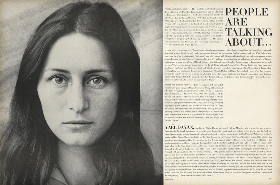 Yael Dayan... | Vogue | SEPTEMBER 1, 1967