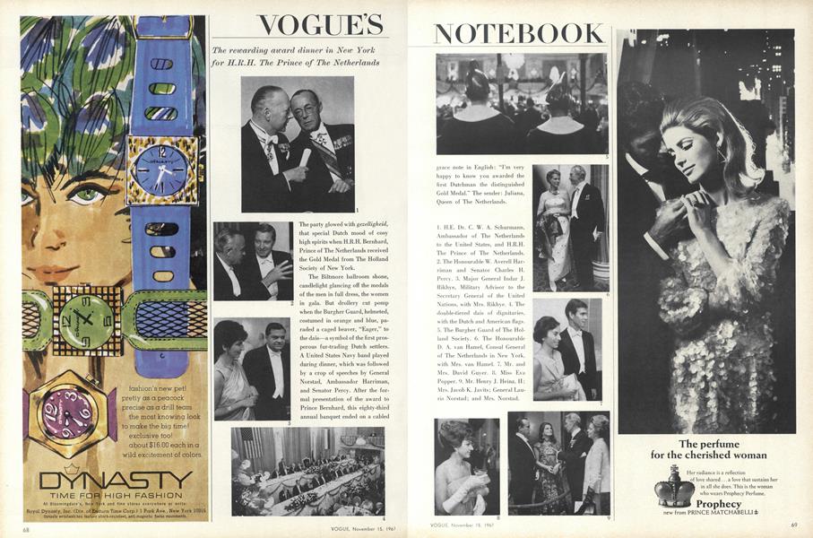 Vogue's Notebook | Vogue | NOVEMBER 15, 1967