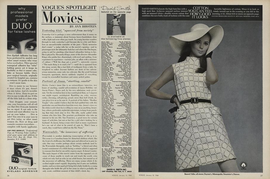 Vogue's Spotlight: Movies | Vogue | January 15, 1968