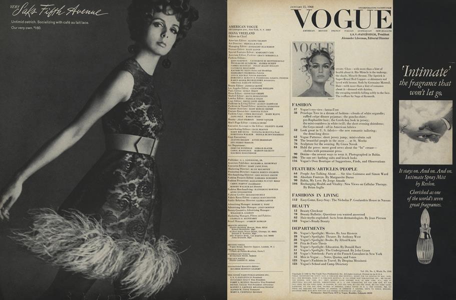 Cover Look | Vogue | January 15, 1968
