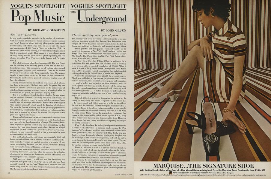 The Underground: The Ear-Splitting Underground Press | Vogue | FEBRUARY ...