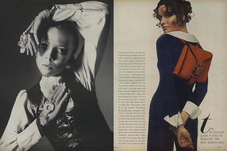 The Accessory Game Played by Penelope Tree and Marisa Mell | Vogue ...