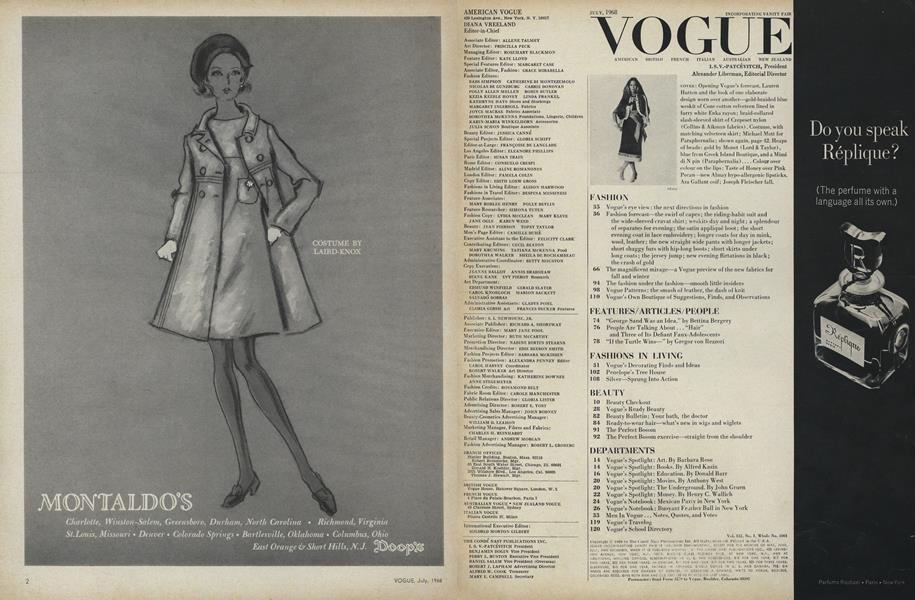 Cover Look | Vogue | JULY 1968