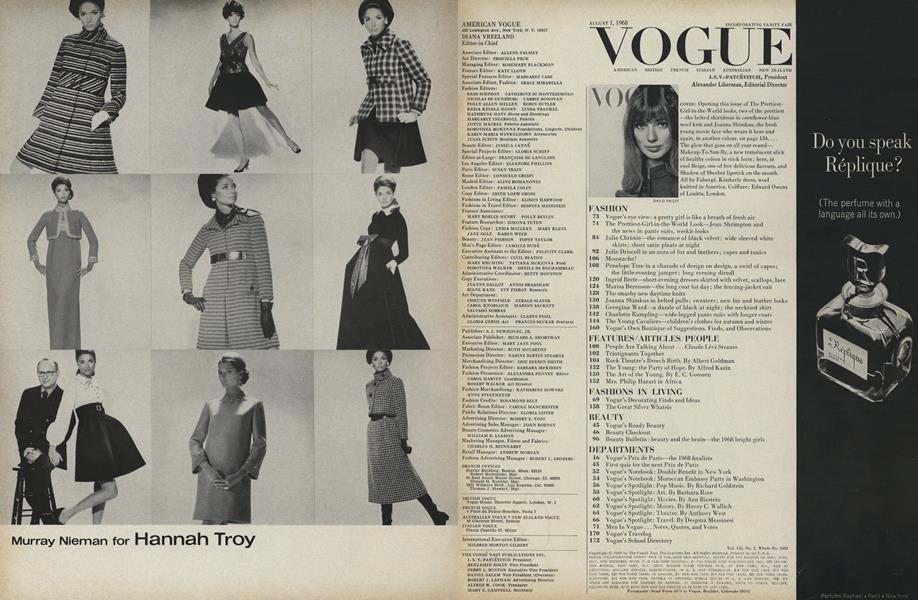 Cover Look | Vogue | AUGUST 1, 1968