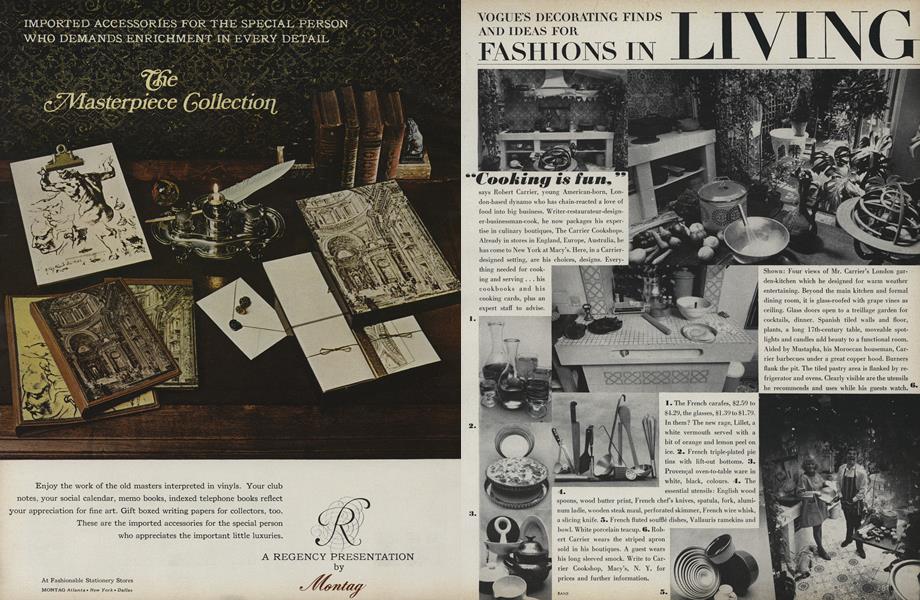 "Cooking Is Fun" | Vogue | SEPTEMBER 1, 1968