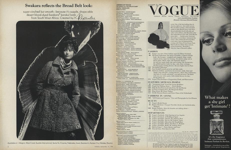 Cover Look | Vogue | SEPTEMBER 15, 1968