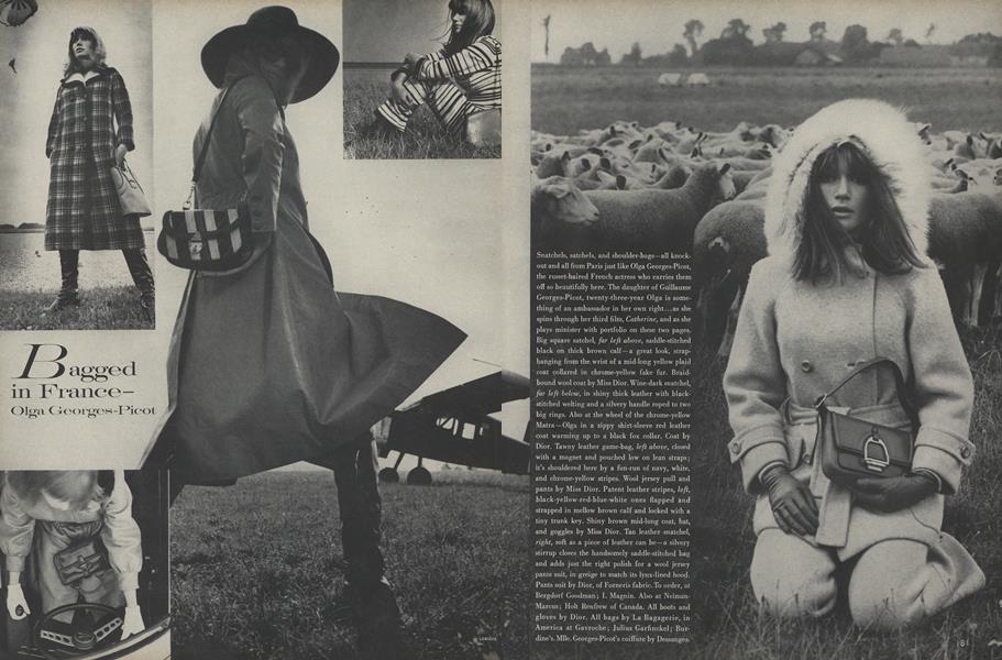 Bagged in France–Olga Georges-Picot | Vogue | November 15, 1968