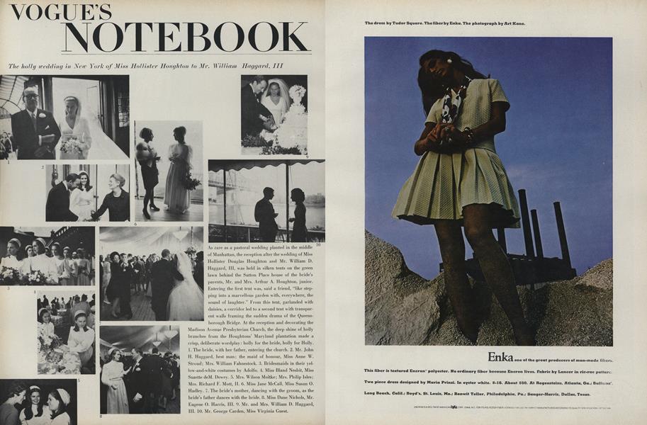 The Holly Wedding in New York of Miss Hollister Houghton to Mr. William ...