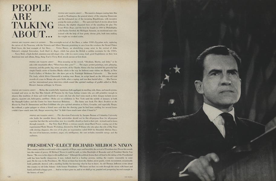 President-elect Richard Milhous Nixon... | Vogue | JANUARY 1, 1969