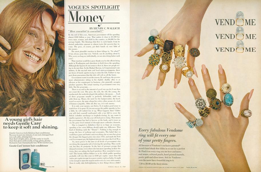 Money | Vogue | MARCH 15, 1969