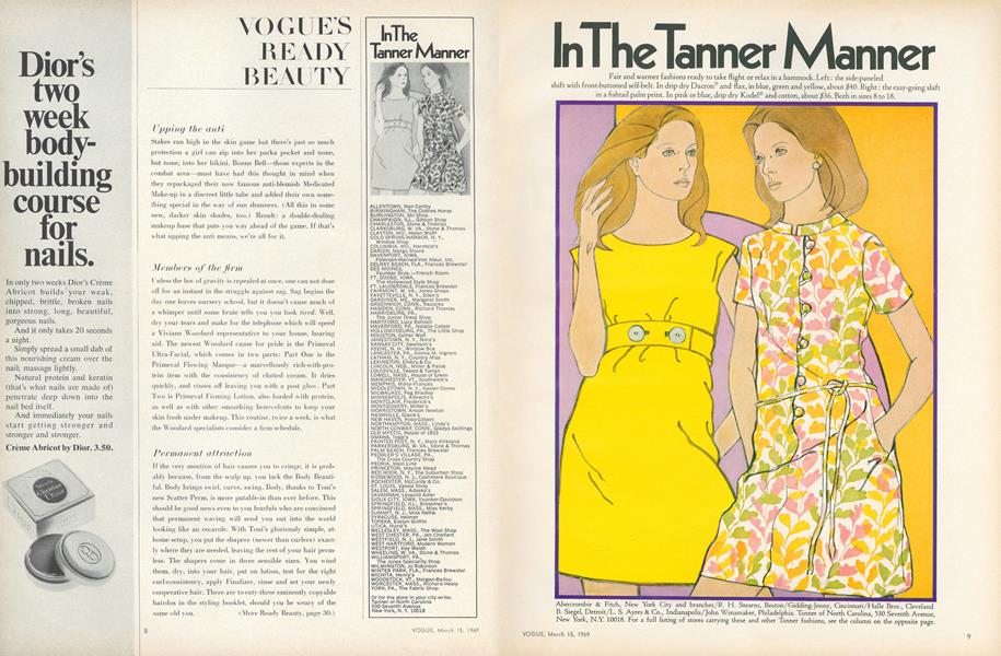 Vogue's Ready Beauty | Vogue | MARCH 15, 1969