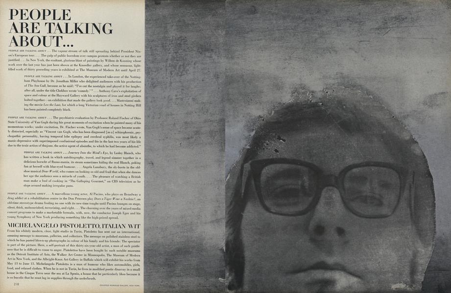 People Are Talking About... | Vogue | APRIL 1, 1969