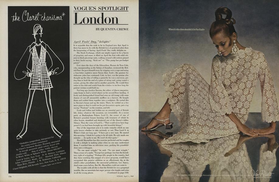Vogue's Spotlight: London | Vogue | APRIL 1, 1969