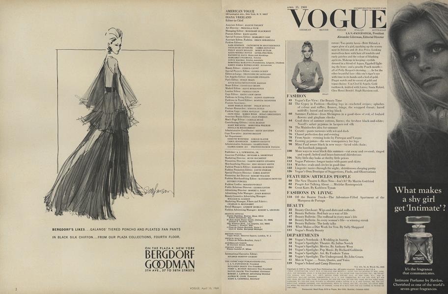 Cover Look | Vogue | APRIL 15, 1969