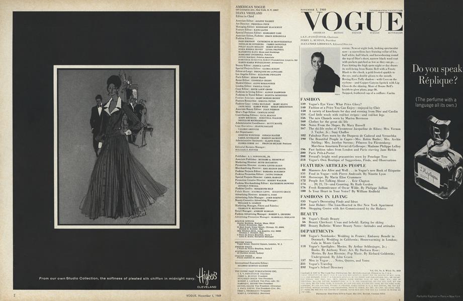 Masthead | Vogue | NOVEMBER 1, 1969