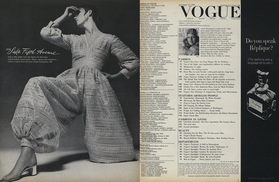 Cover Look | Vogue | NOVEMBER 15, 1969