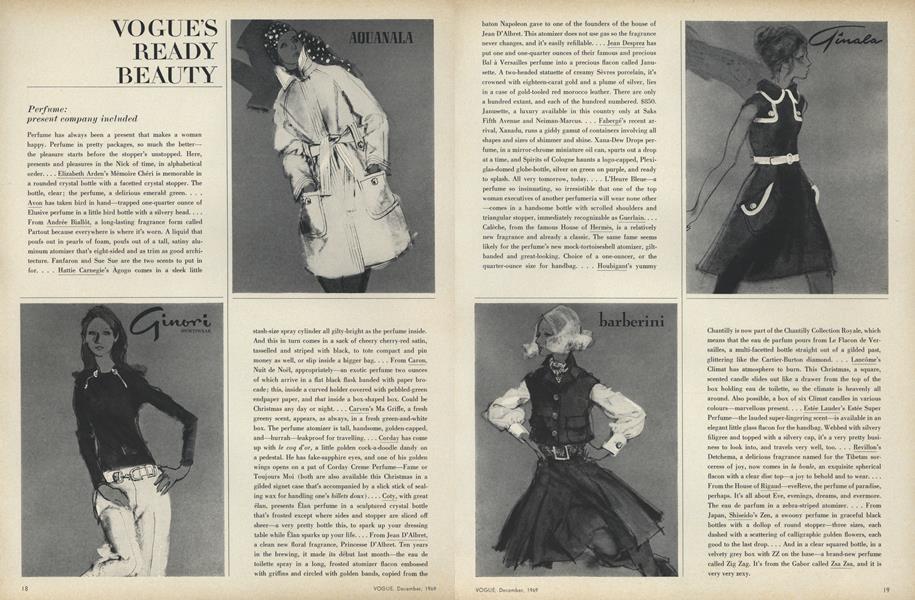 Vogue's Ready Beauty | Vogue | DECEMBER 1969